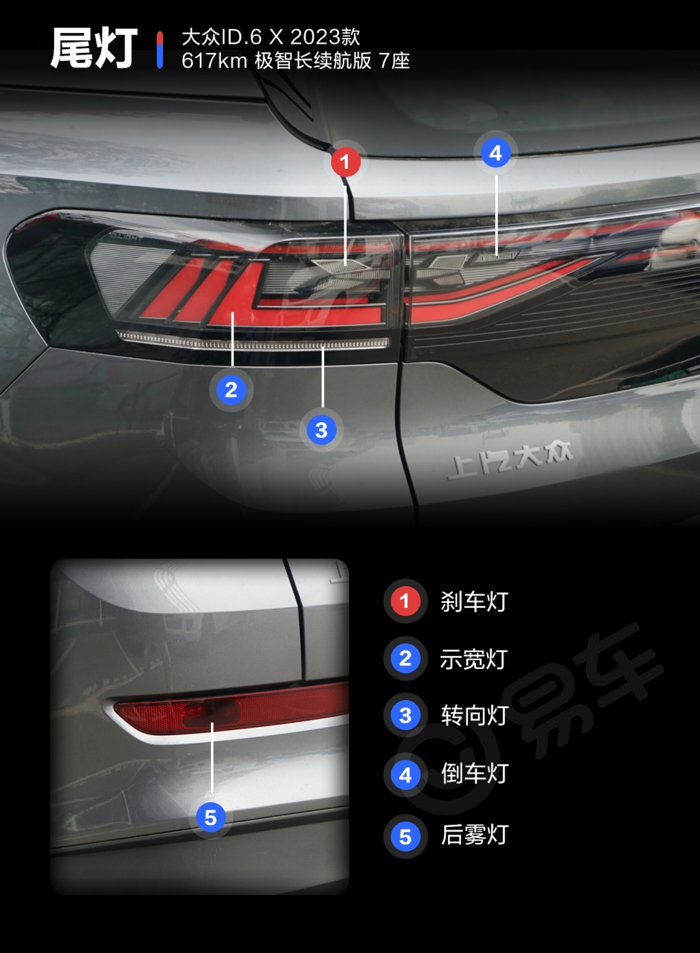【ID.6 X617km 极智长续航版 7座图片-汽车图片大全】-易车