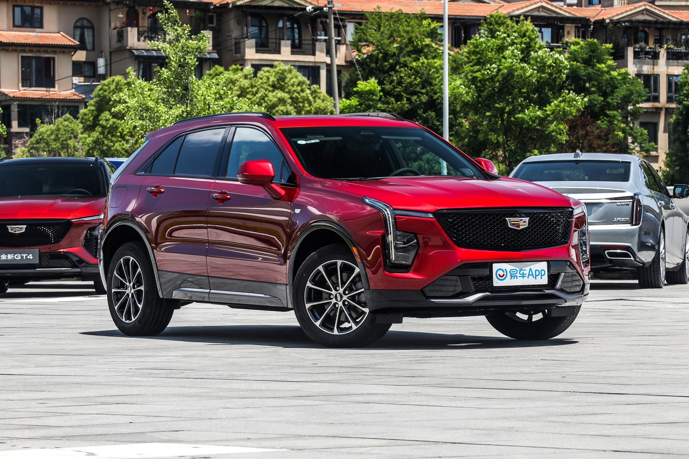 【凯迪拉克XT428T 四驱豪华型侧前45度车头向右水平图片-汽车图片大全】-易车