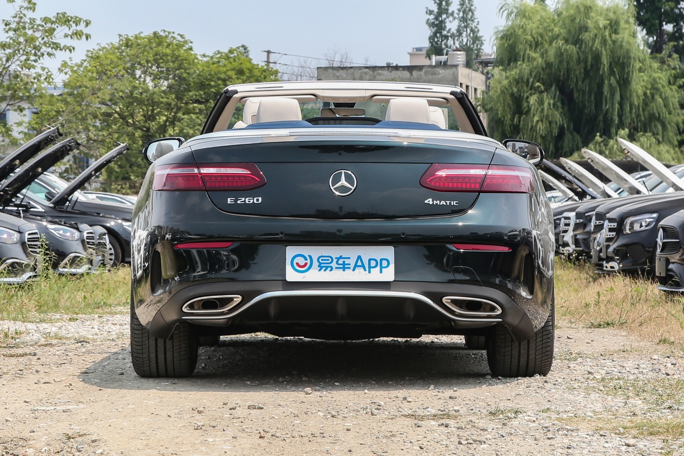 【奔驰E级(进口)改款 E 260 4MATIC 敞篷轿跑车敞篷状态图片-汽车图片大全】-易车