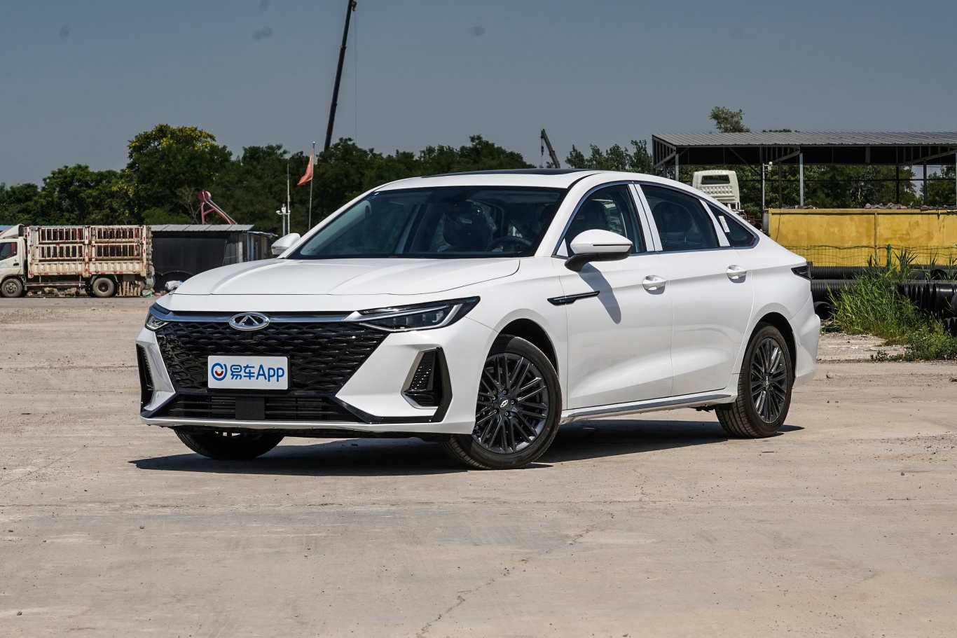 【艾瑞泽81.6T 特供版侧前45度车头向左水平图片-汽车图片大全】-易车