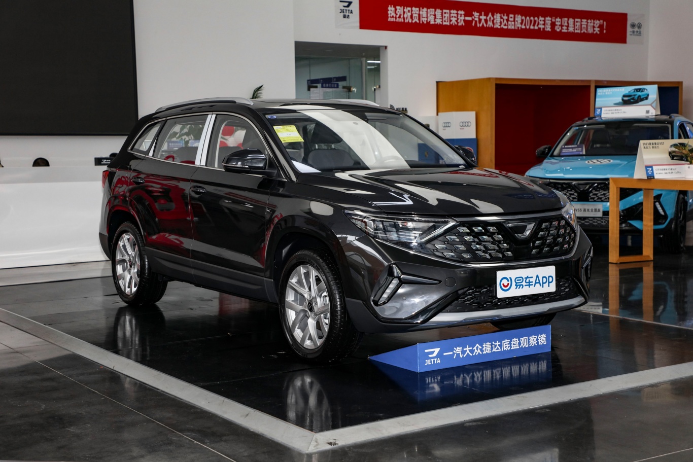 【捷达VS7280TSI 自动进取版侧前45度车头向左水平图片-汽车图片大全】-易车