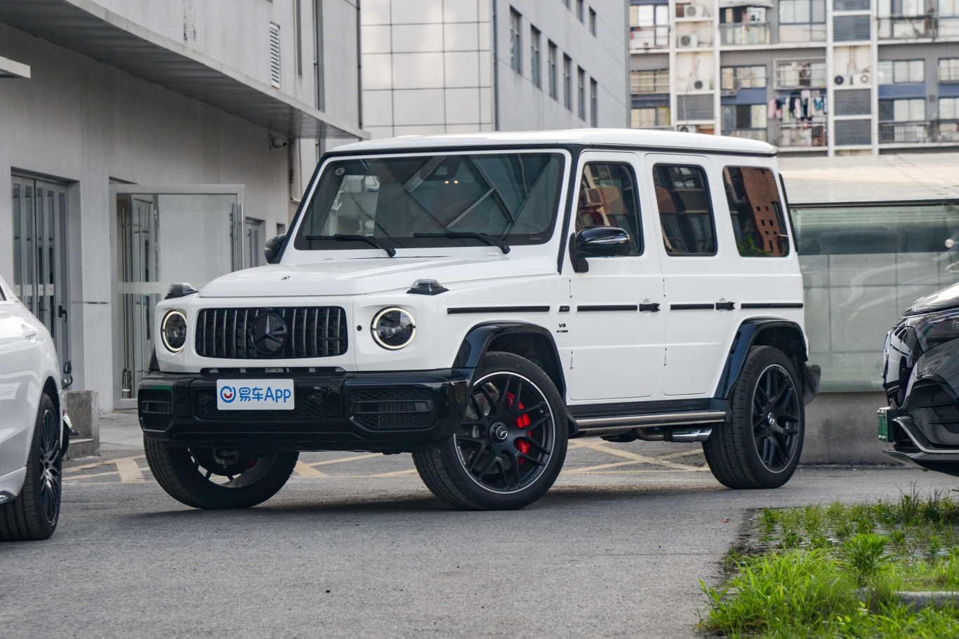 【奔驰G级 AMGAMG G 63侧前45度车头向左水平图片-汽车图片大全】-易车