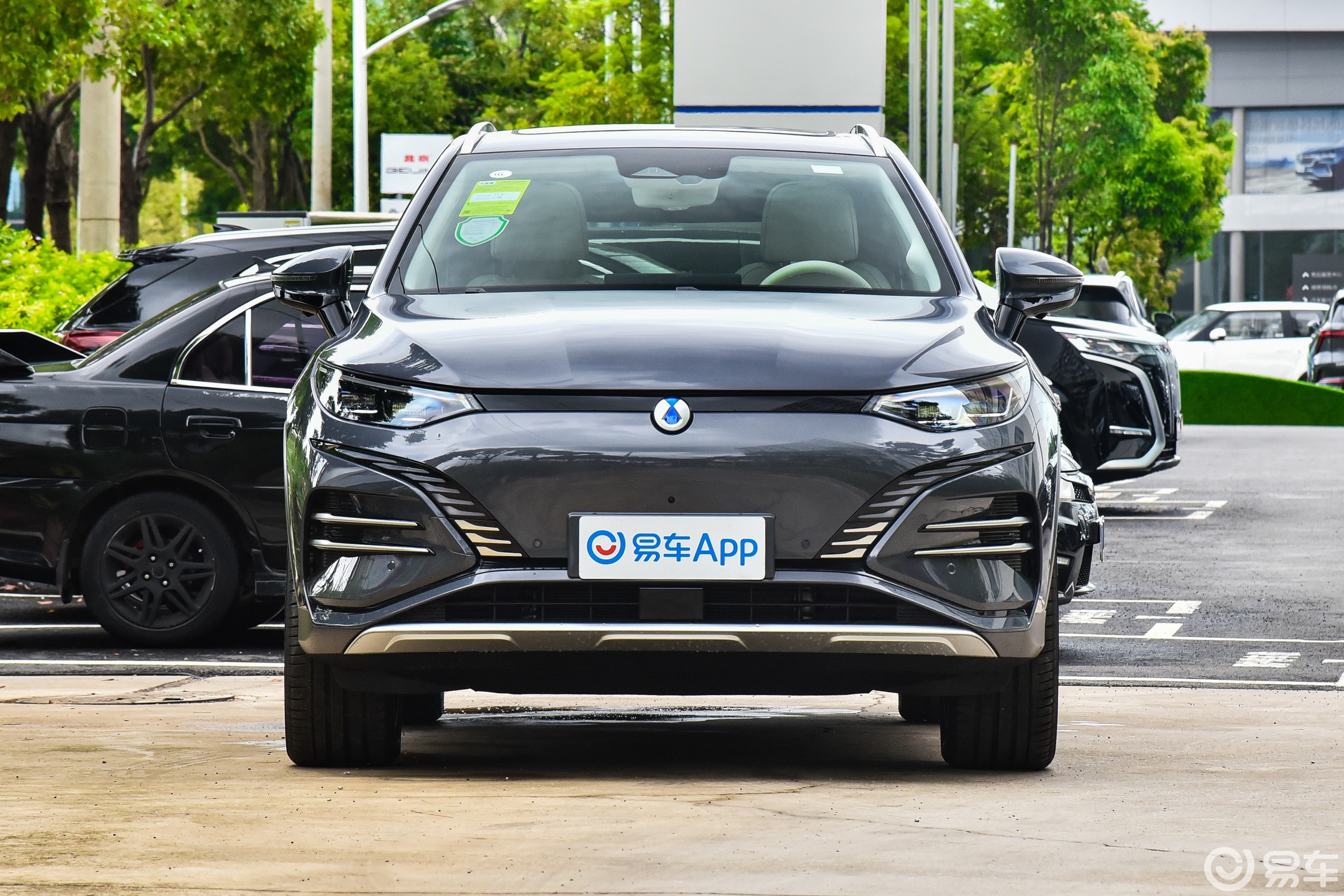 【腾势N8纯电动 640km 四驱顶配版正前水平图片-汽车图片大全】-易车