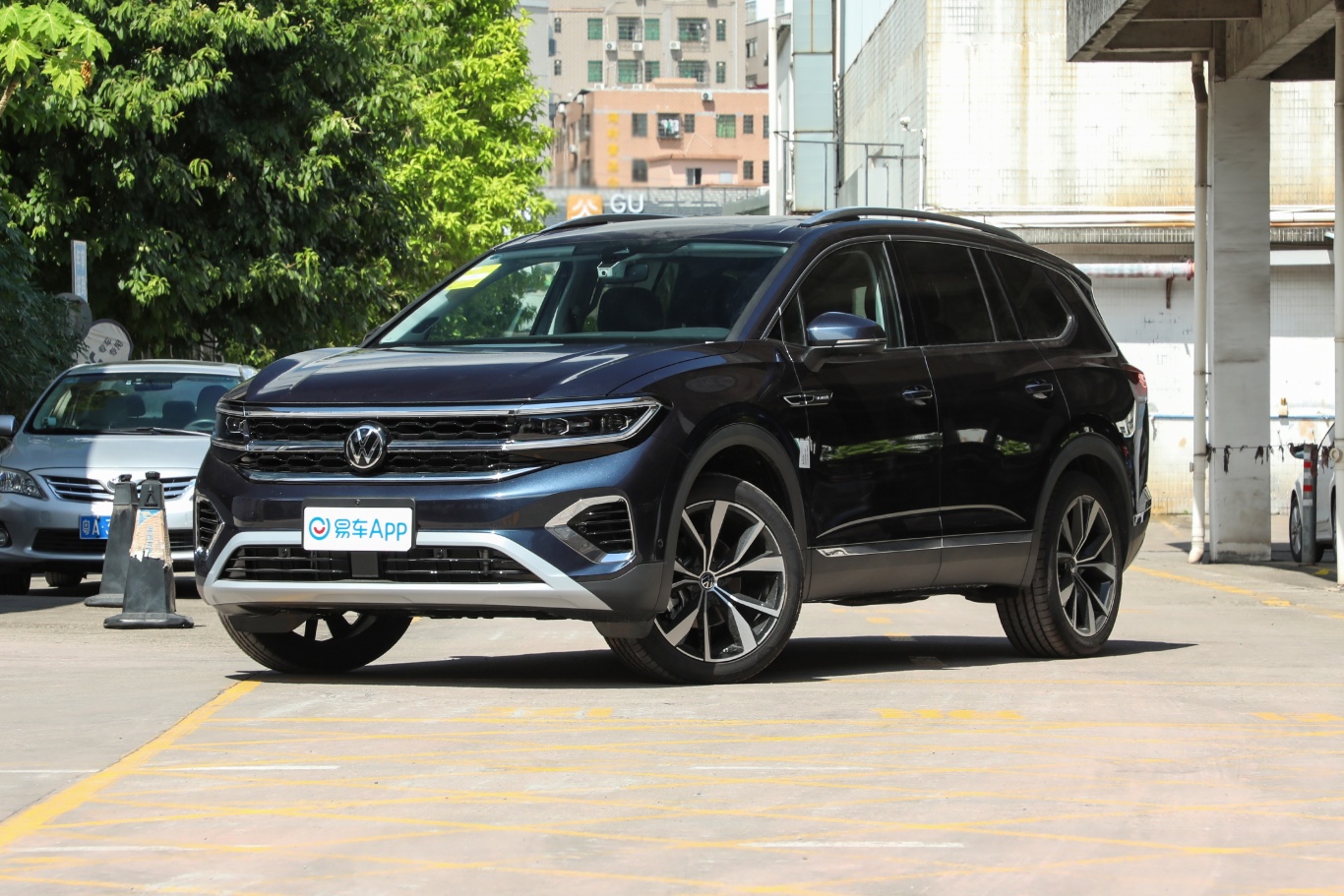 【揽境改款 530TSI 四驱旗舰胜境版Pro 6座侧前45度车头向左水平图片-汽车图片大全】-易车