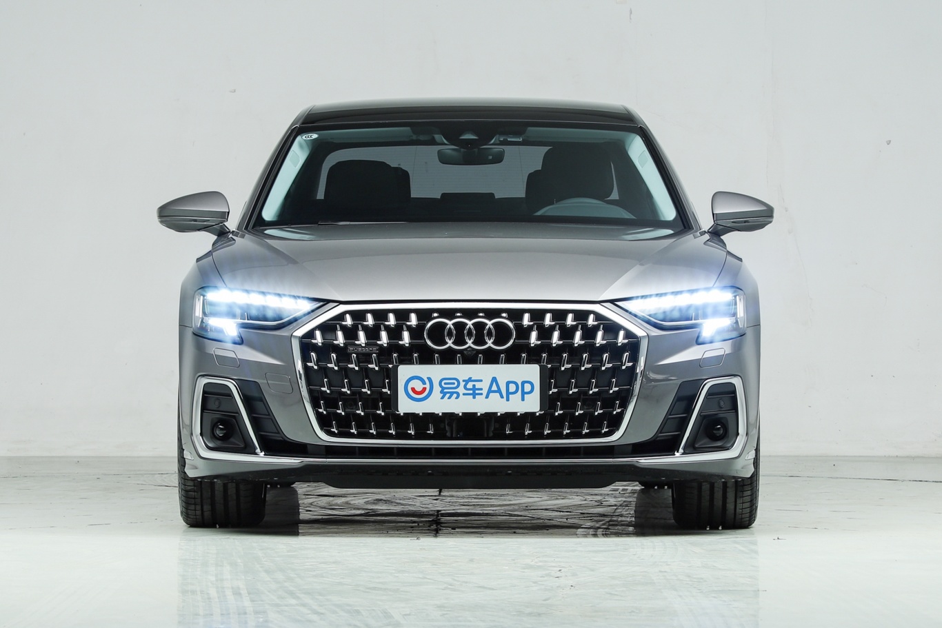 【奥迪A8改款 A8L 50 TFSI quattro 尊享型正前水平图片-汽车图片大全】-易车