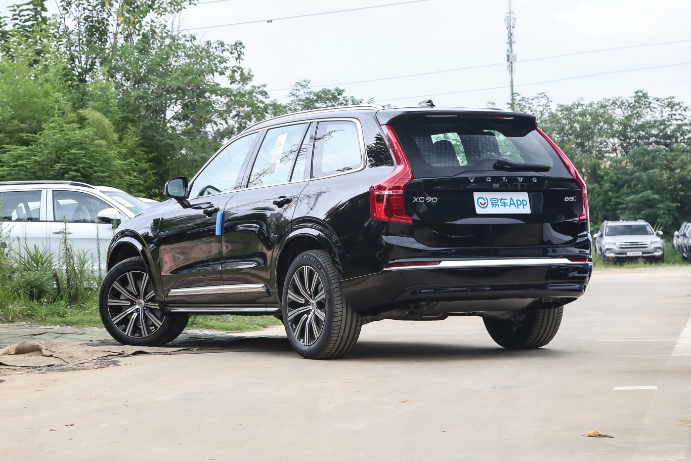 【沃尔沃XC90B5 智行豪华版 7座侧后45度车头向左水平图片-汽车图片大全】-易车