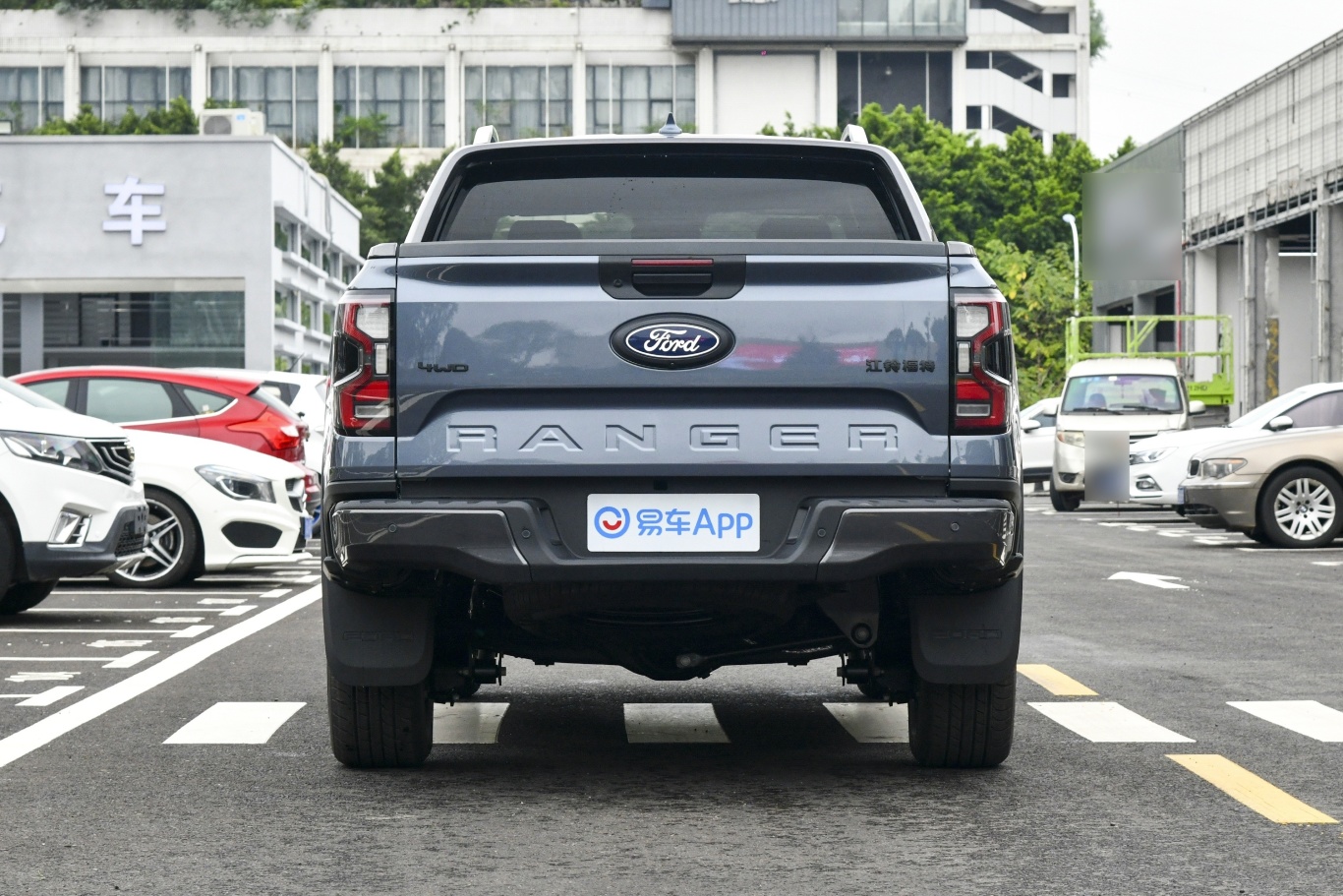 【游骑侠Ranger2.3T 自动四驱野地版 柴油正后水平图片-汽车图片大全】-易车