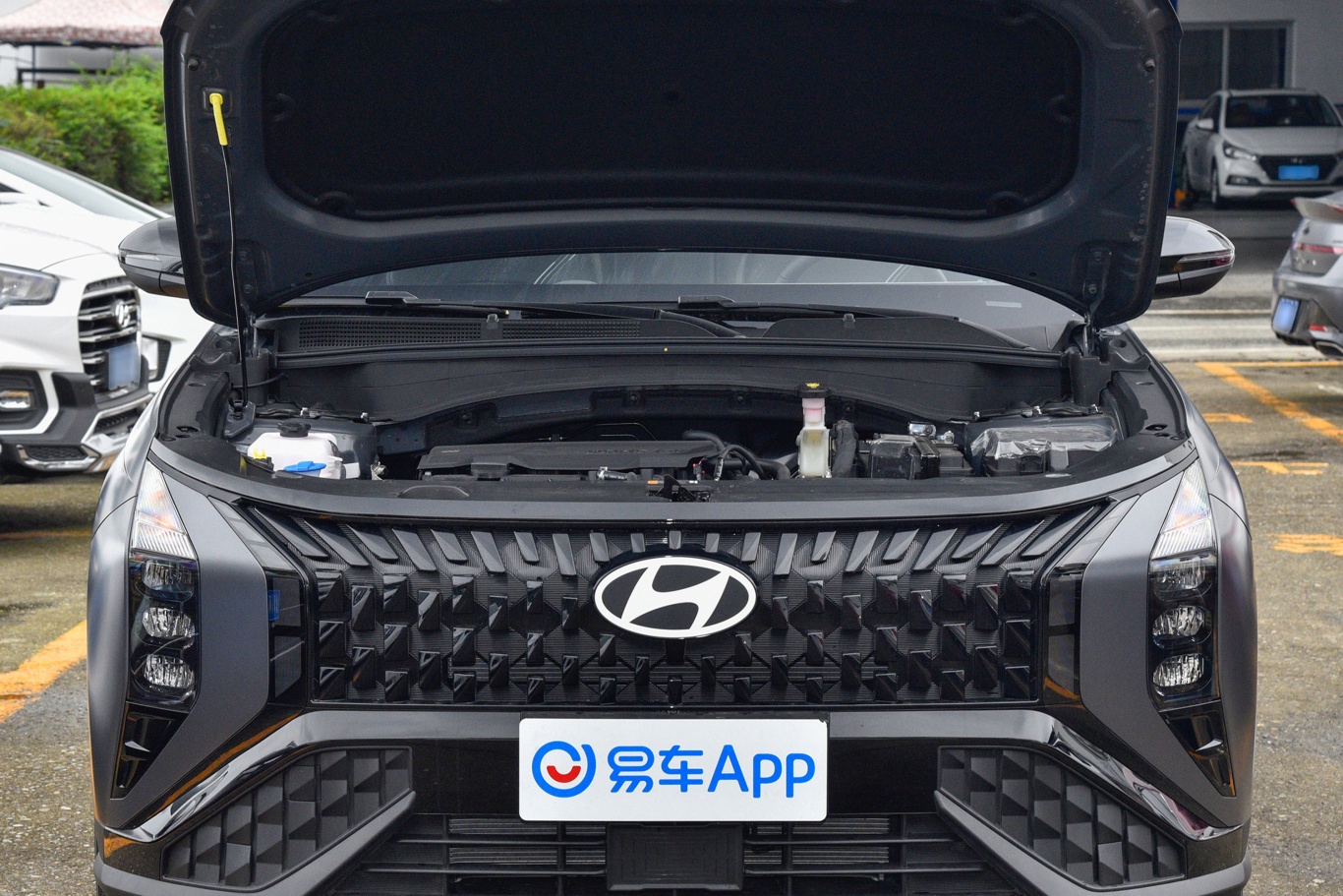 【现代ix35沐飒 2.0L LUX尊贵曜夜版前舱整体图片-汽车图片大全】-易车