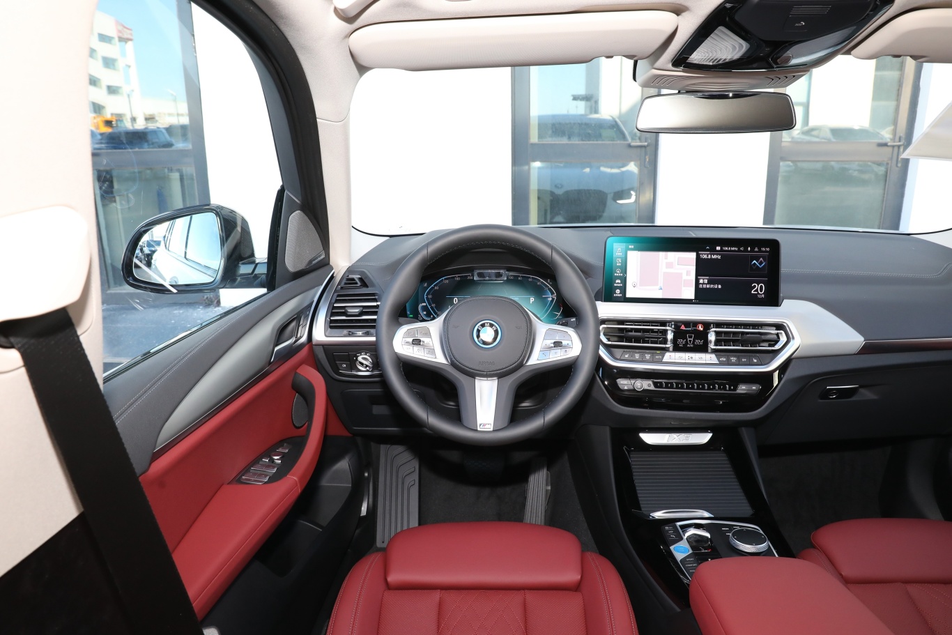 【宝马iX3改款 535km 创领型驾驶位区域图片-汽车图片大全】-易车