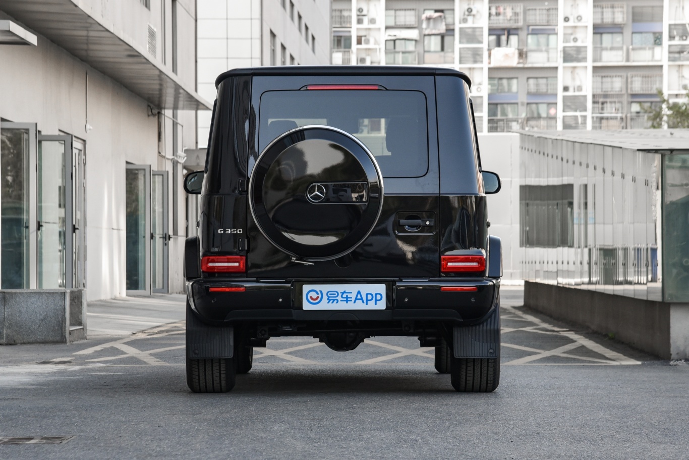 【奔驰G级G 350正后水平图片-汽车图片大全】-易车