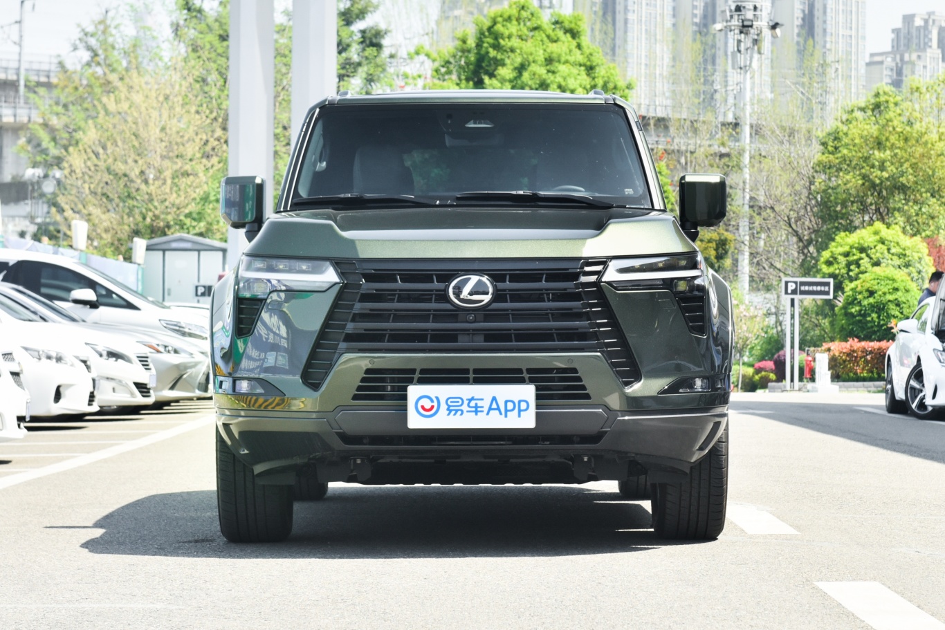 【雷克萨斯GX550h 凌峰版 5座正前水平图片-汽车图片大全】-易车