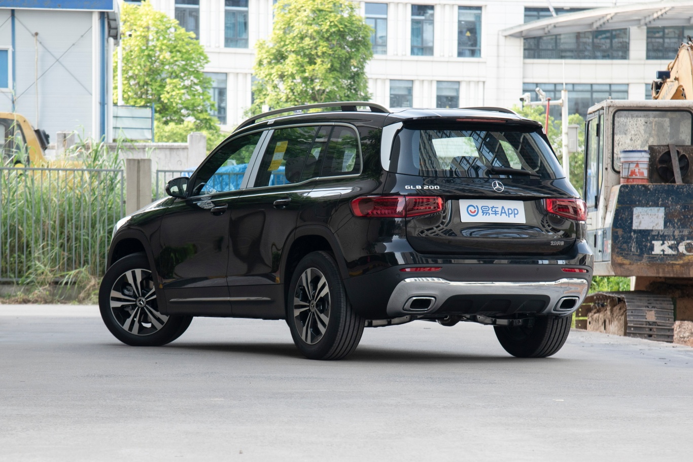 【奔驰GLBGLB 200 时尚型 7座侧后45度车头向左水平图片-汽车图片大全】-易车