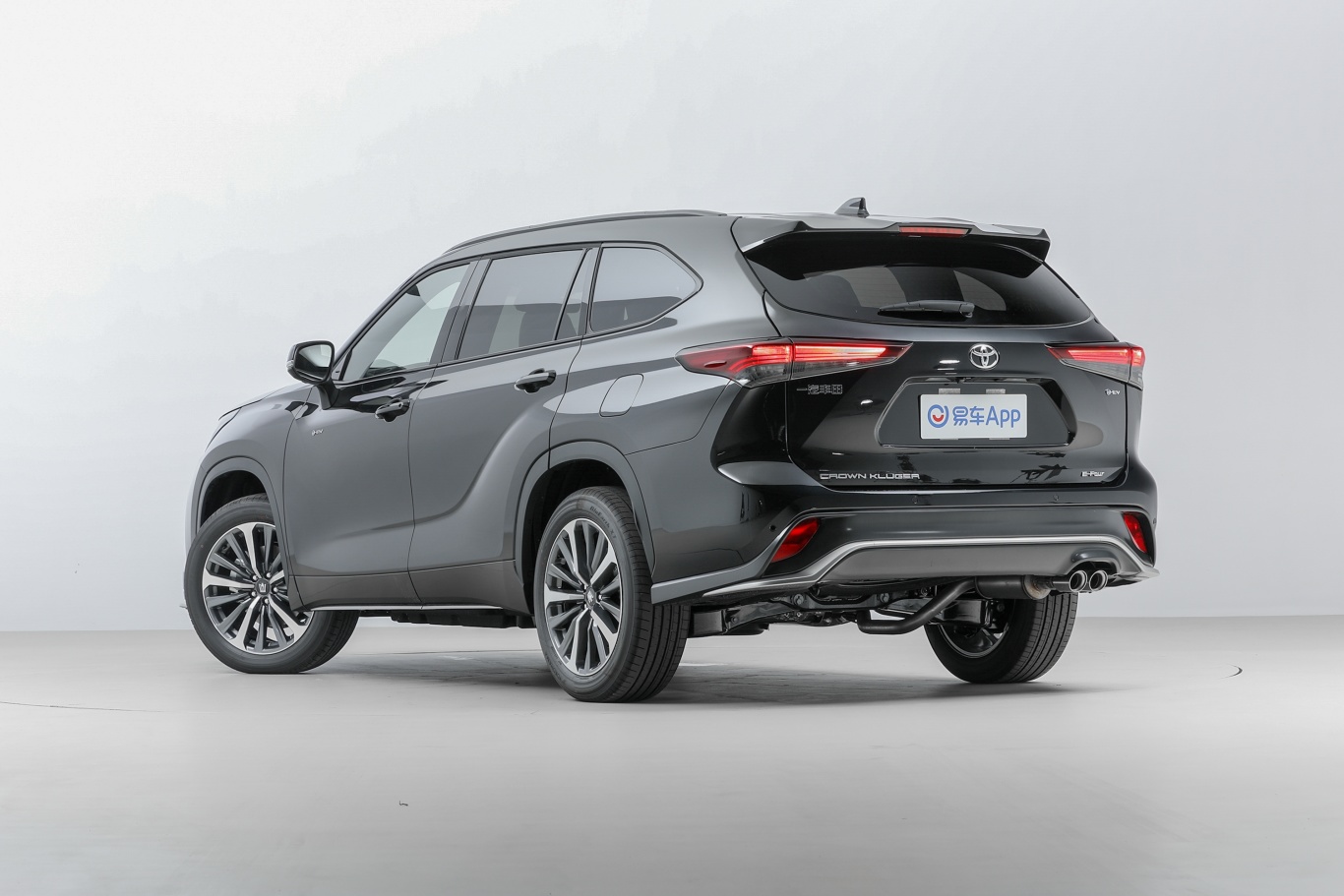 【皇冠陆放HEV 2.5L 四驱尊贵版侧后45度车头向左水平图片-汽车图片大全】-易车