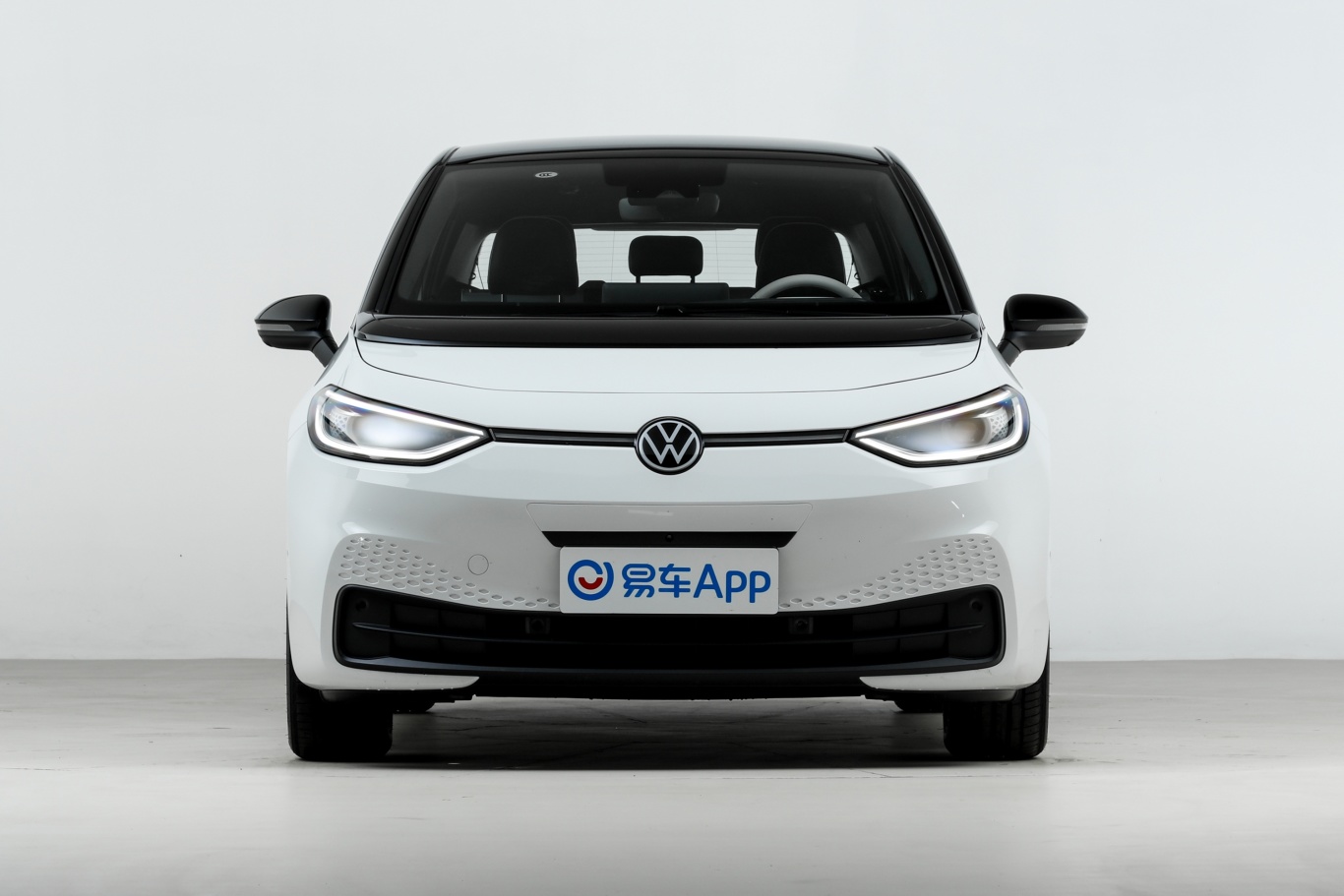 【大众ID.3聪明款 450km 极智氧气版正前水平图片-汽车图片大全】-易车