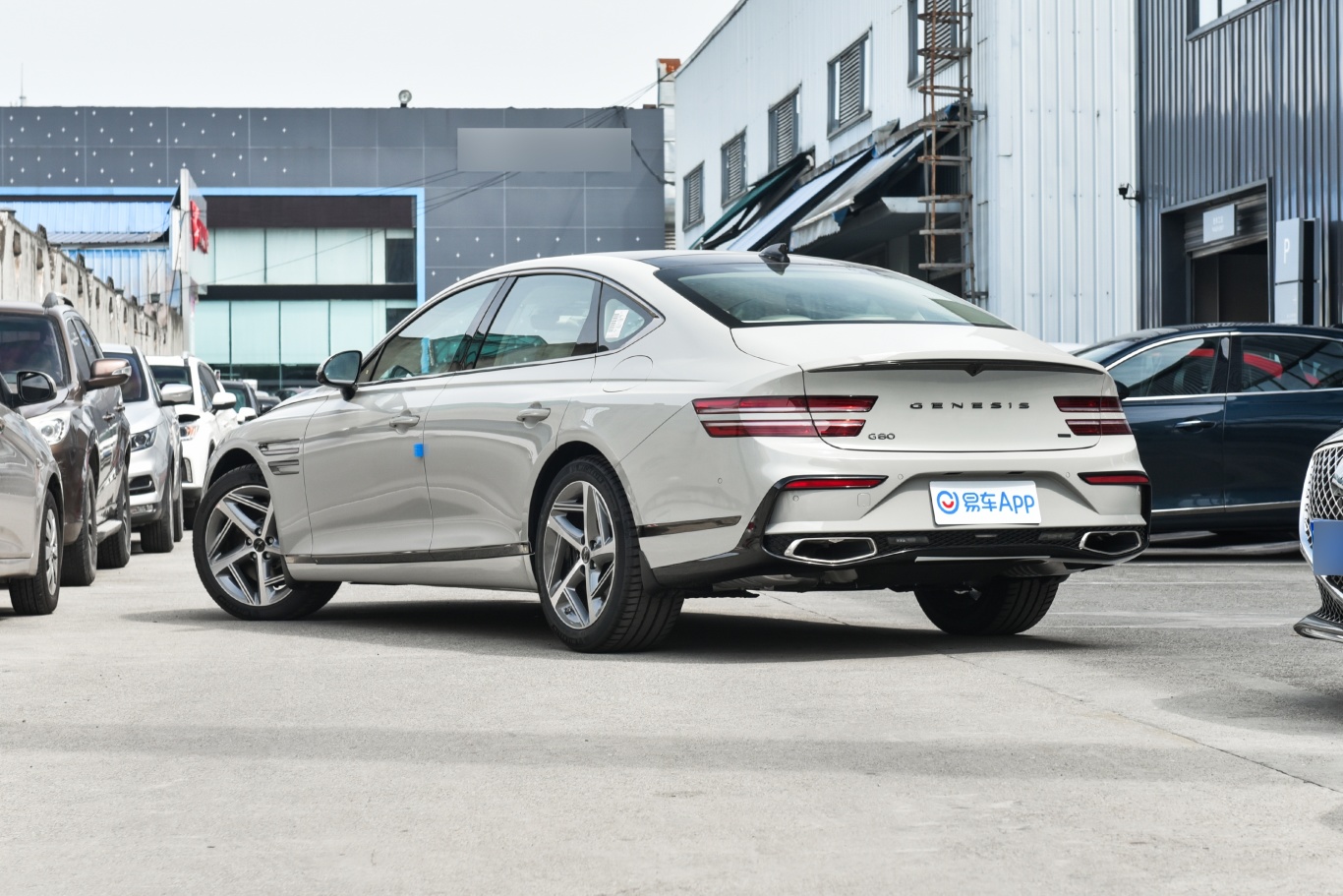 【捷尼赛思G802.5T 两驱豪华版侧后45度车头向左水平图片-汽车图片大全】-易车