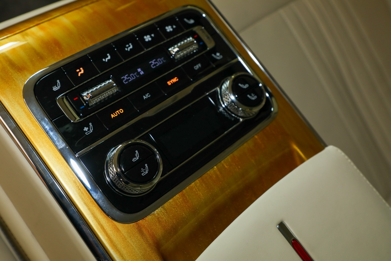 【红旗国礼4.0T 国宾版后排功能图片-汽车图片大全】-易车