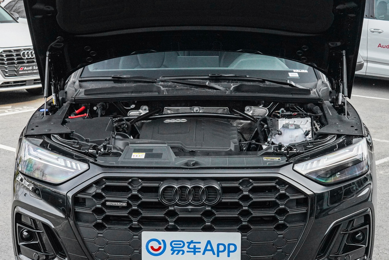 【奥迪Q5L45 TFSI 臻选动感型前舱整体图片-汽车图片大全】-易车