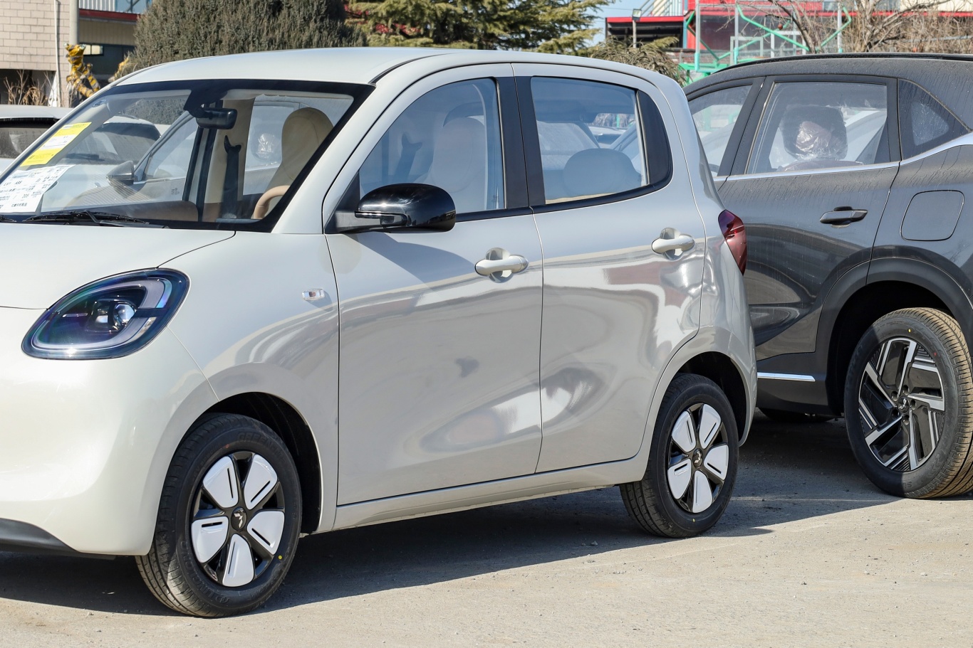 【宏光MINIEV四门版 205km 进阶款外观细节图片-汽车图片大全】-易车