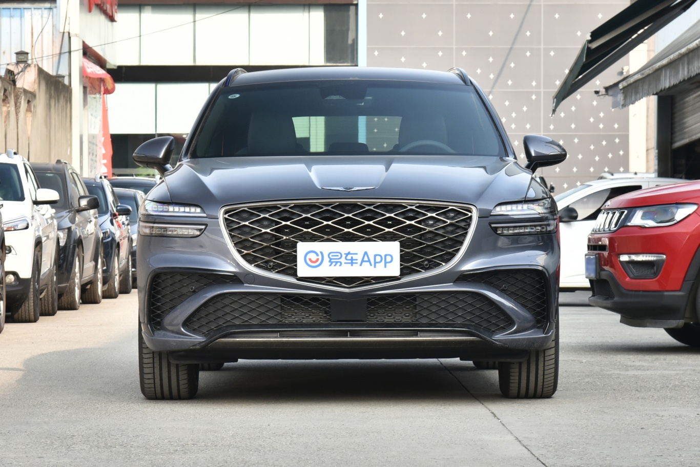 【捷尼赛思GV702.5T 四驱豪华运动套件版正前水平图片-汽车图片大全】-易车