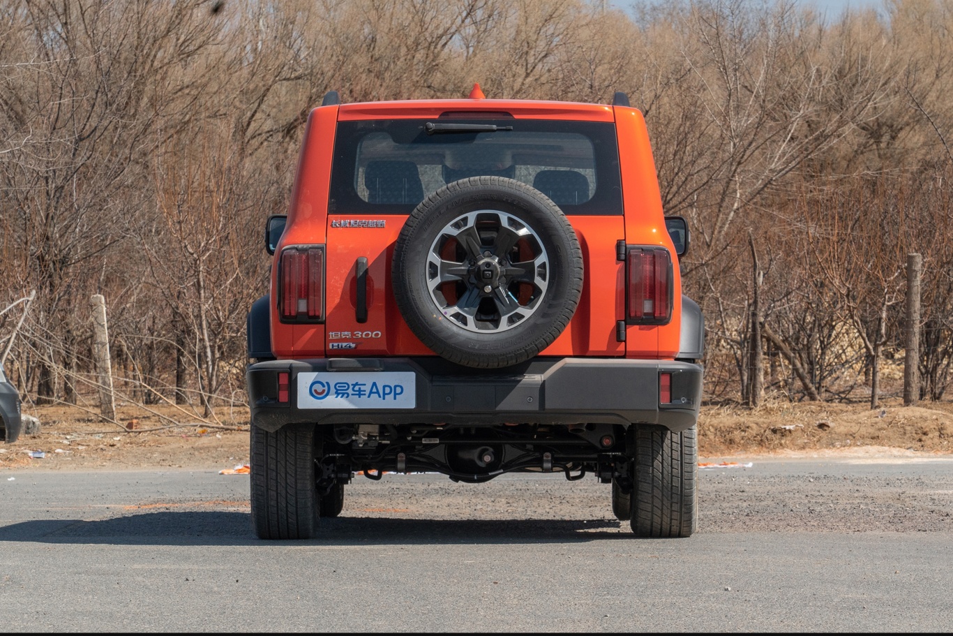 【坦克300新能源2.0T Hi4-T正后水平图片-汽车图片大全】-易车