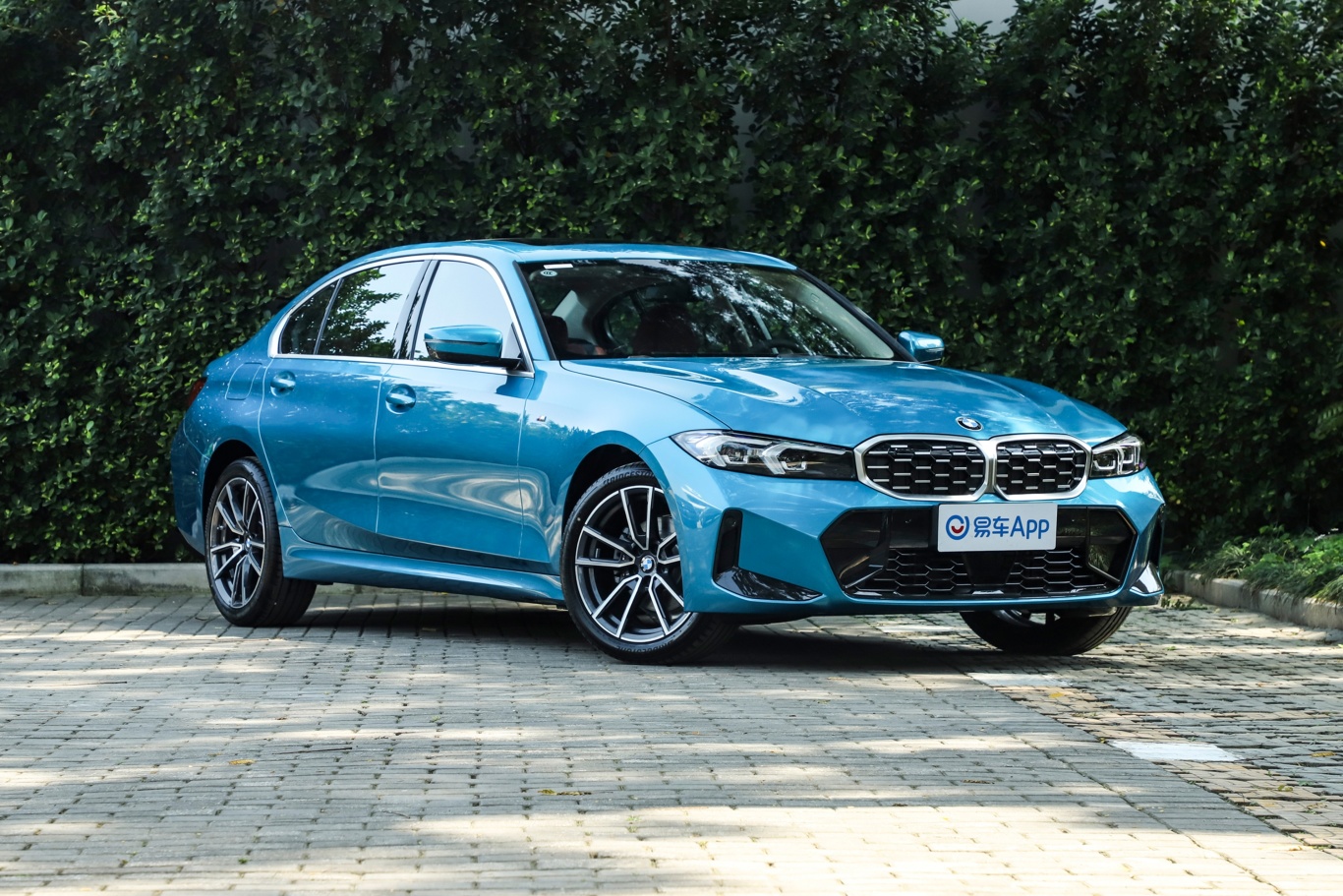 【宝马3系325Li M运动套装侧前45度车头向右水平图片-汽车图片大全】-易车