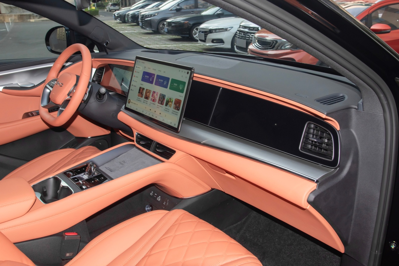 【海狮07EV智驾版 550km 四驱智驾版内饰全景副驾方向图片-汽车图片大全】-易车