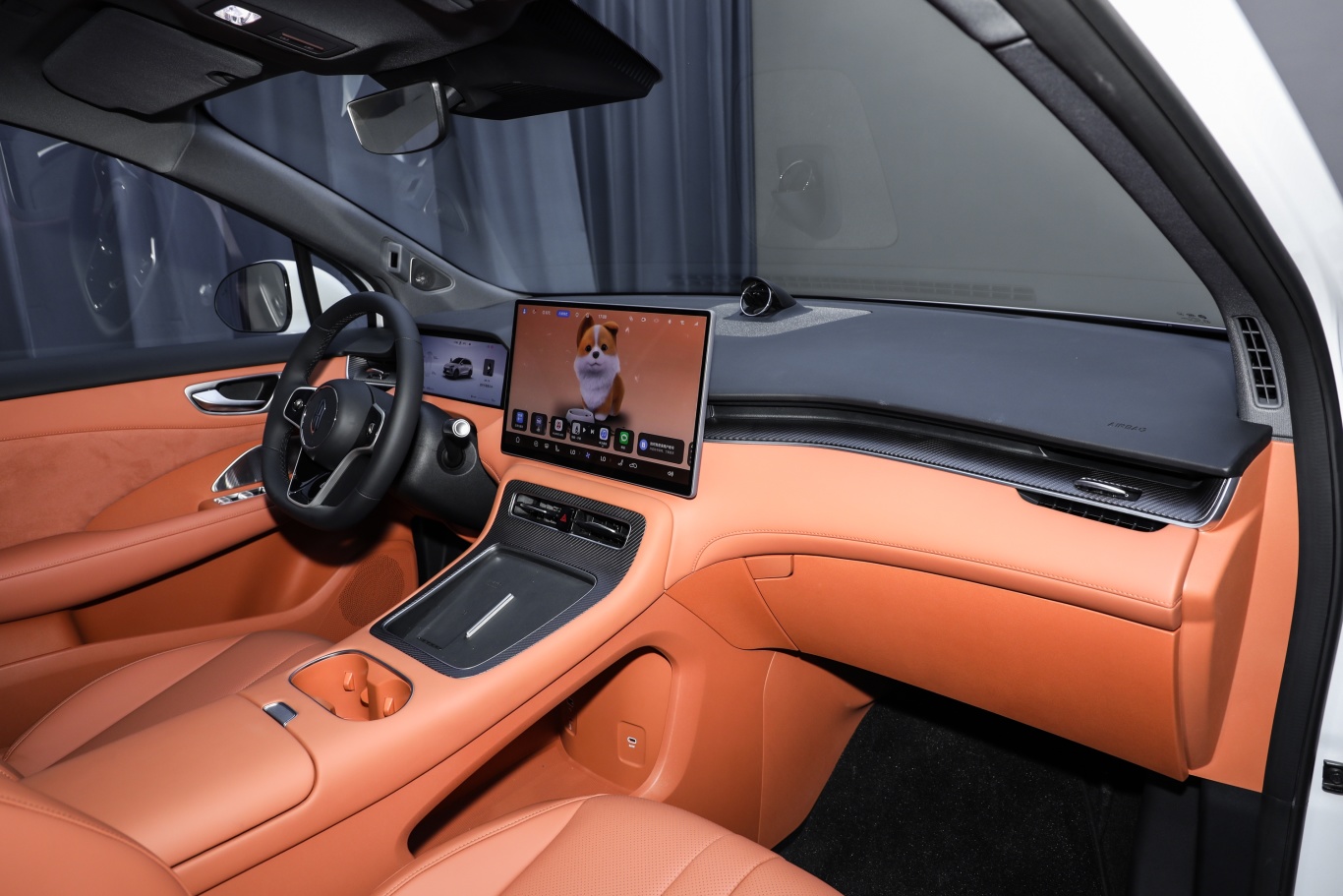 【尚界H5纯电版 640km Max长续航版内饰全景副驾方向图片-汽车图片大全】-易车